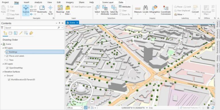 Esri’s ArcGIS Pro 3.2 now offers 3D Basemaps and 3D Tiles Layer Support ...
